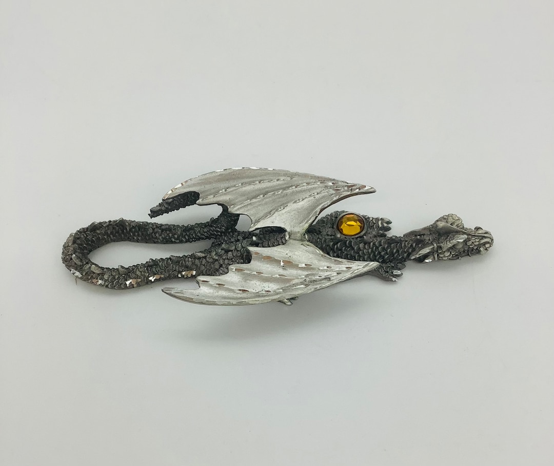 Pewter Dragon, Spoontiques Dragon - Etsy