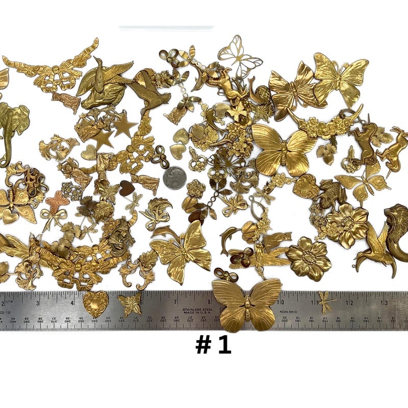 Raw Brass Findings - Etsy