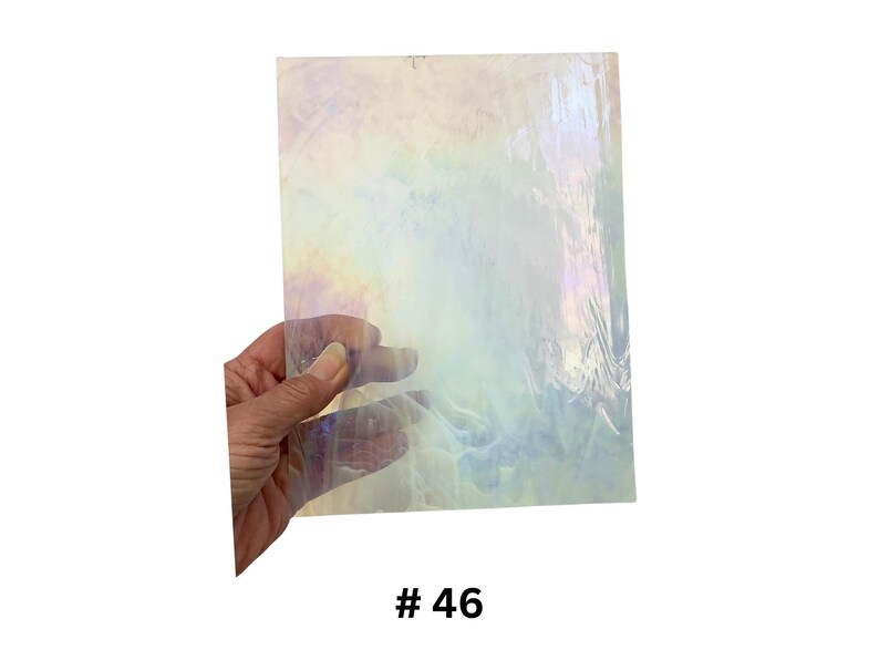 Iridescent Art Glass Sheet, Stained Glass & Mosaic Crafts - Etsy