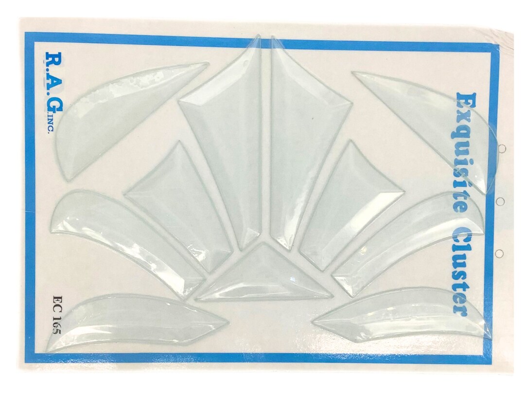 Beveled Glass Cluster, EC-165 - Etsy