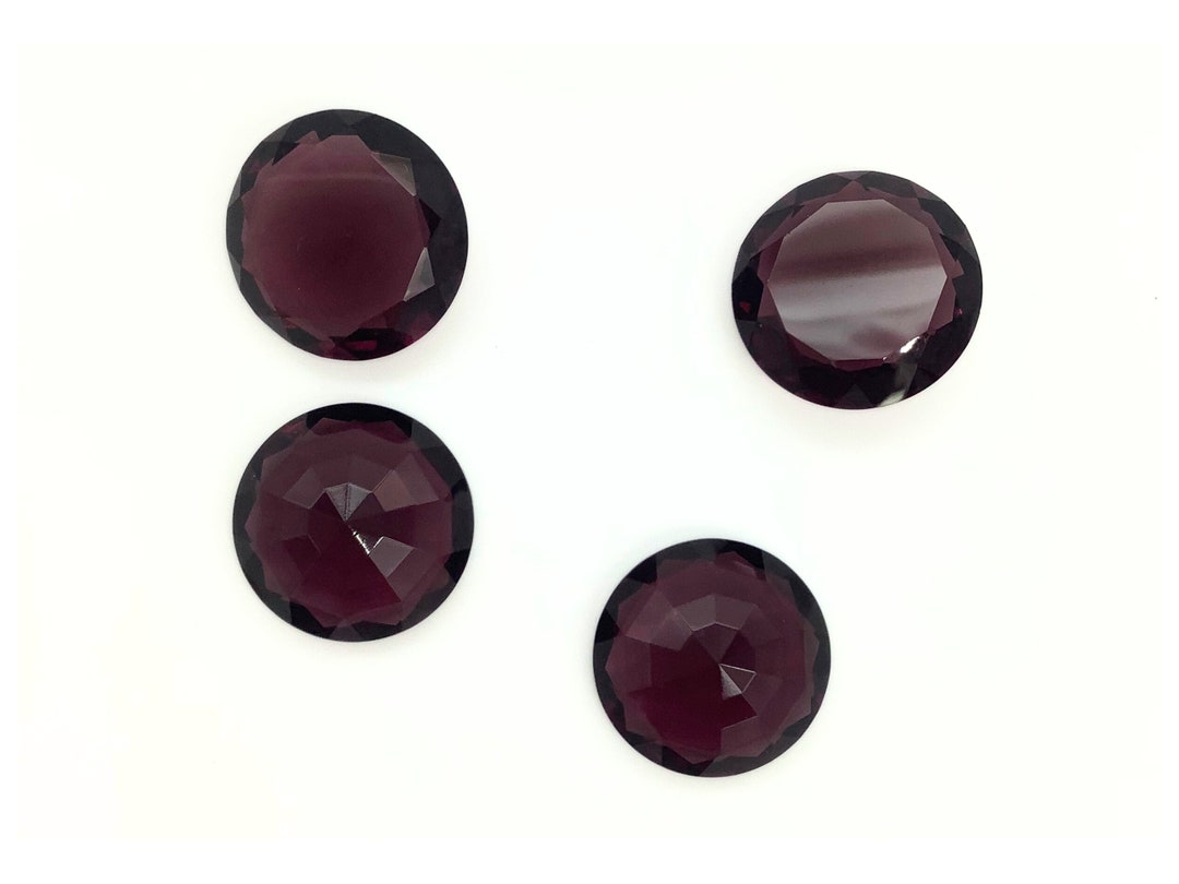 Faceted Glass Gems, 28 Mm and 32 Mm Glass Jewels, Choose Your Color - Etsy