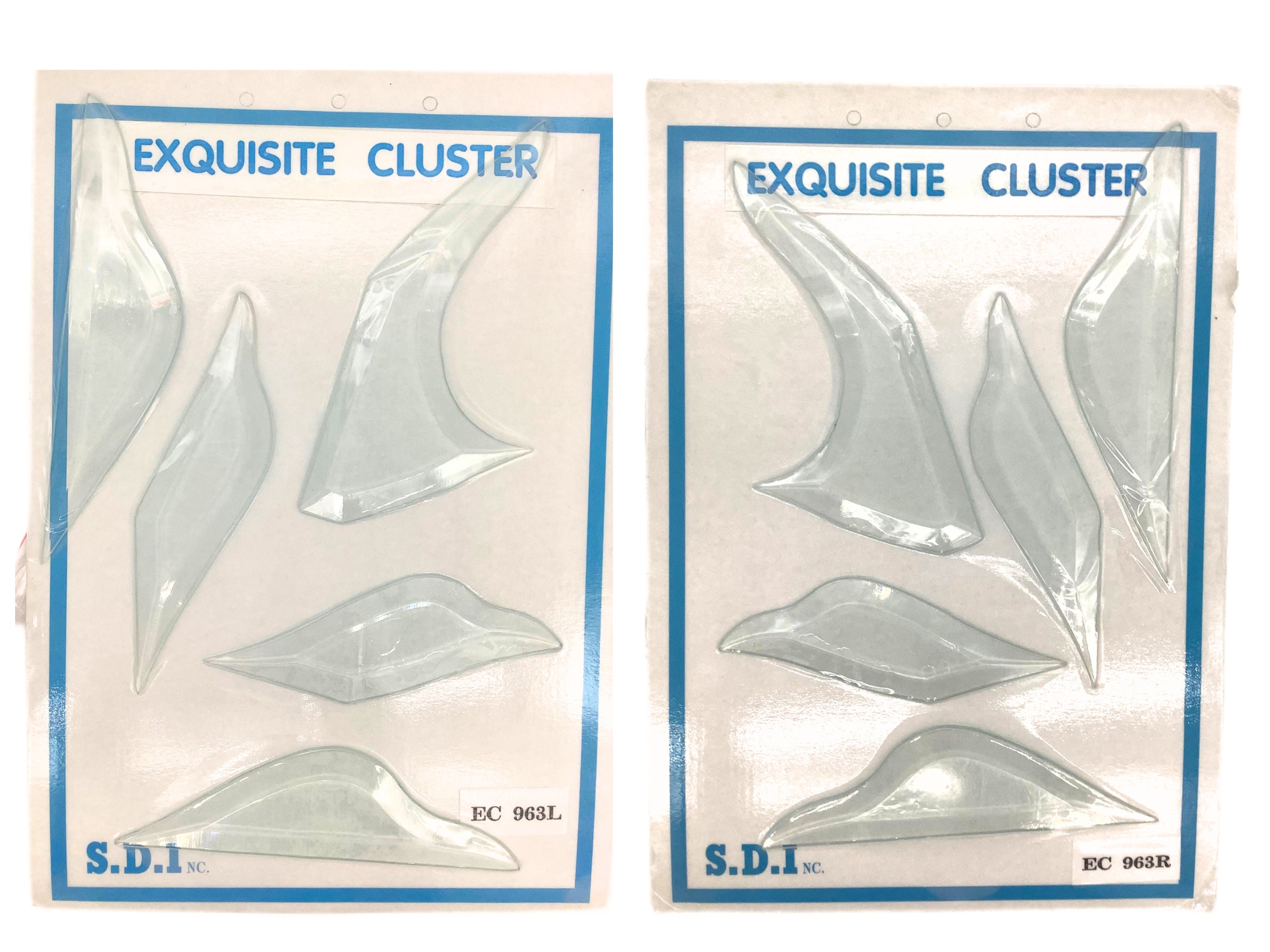 Beveled Glass Cluster, Glass Bevel Corner Cluster - Etsy