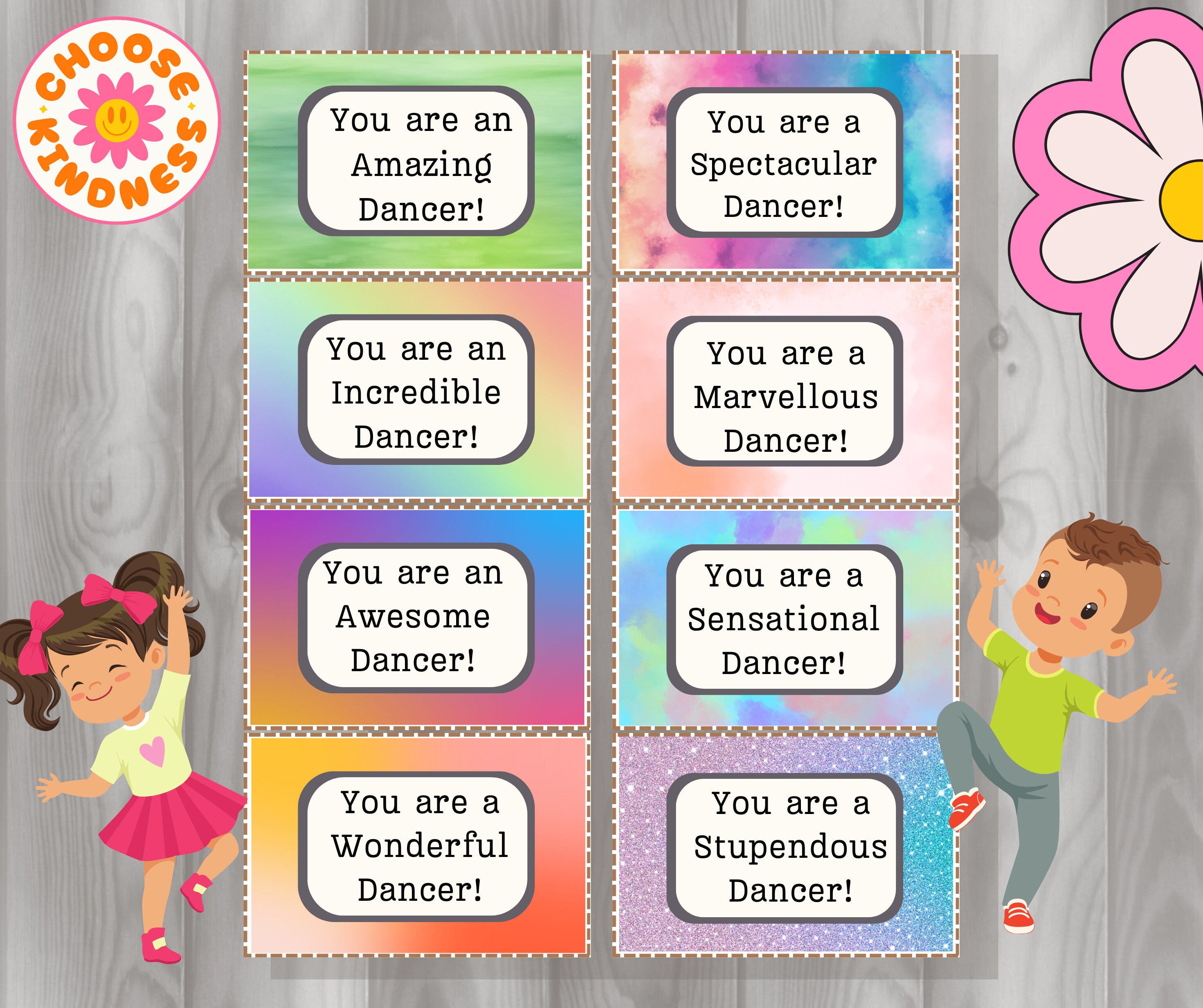 Printable Dance-themed Tags, Valentine’s Day Printable Cards, Dancer ...