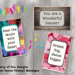 Printable Dance-themed Tags, Valentine’s Day Printable Cards, Dancer ...