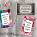 Printable Dance-themed Tags, Valentine’s Day Printable Cards, Dancer ...