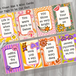 Printable Dance-themed Tags, Valentine’s Day Printable Cards, Dancer ...