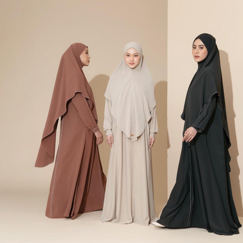 Islamic Long Sleeve Dress - Etsy