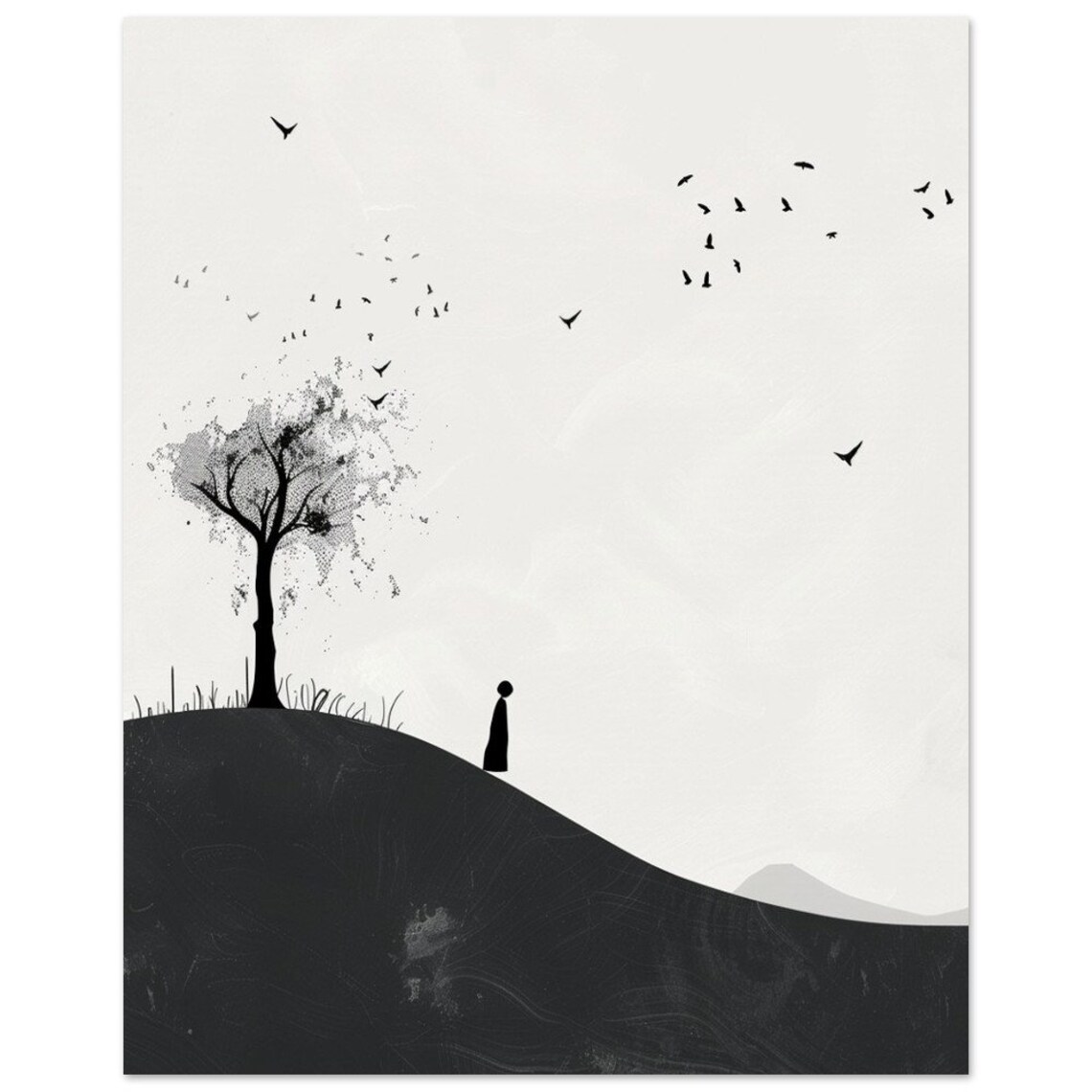Motivational Inspirational Wall Art Poster Print Flock of Ideas - Etsy