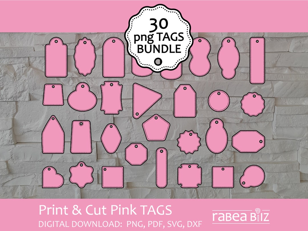 Printable Gift Tag Svg Gift Bag Tag Template Digital Tag for Gifts Name ...