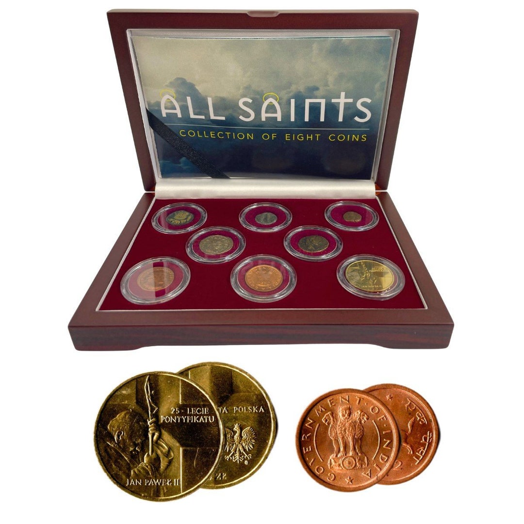All Saints: A Collection of Eight Coins eight-coin Box - Etsy