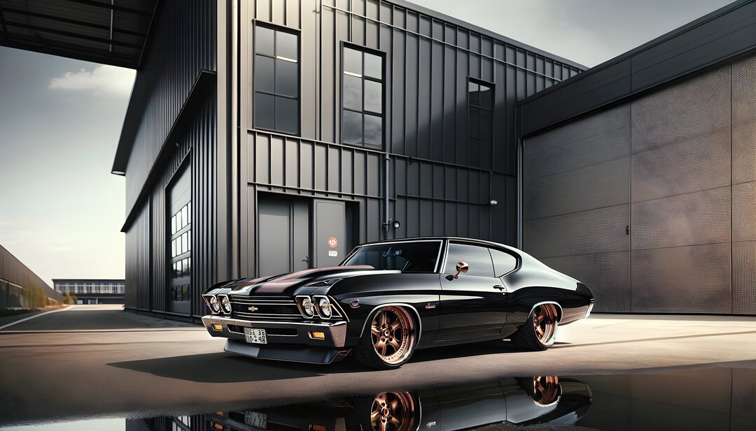 Classic Muscle Car Digital Print High-resolution | Digital Art Print ...