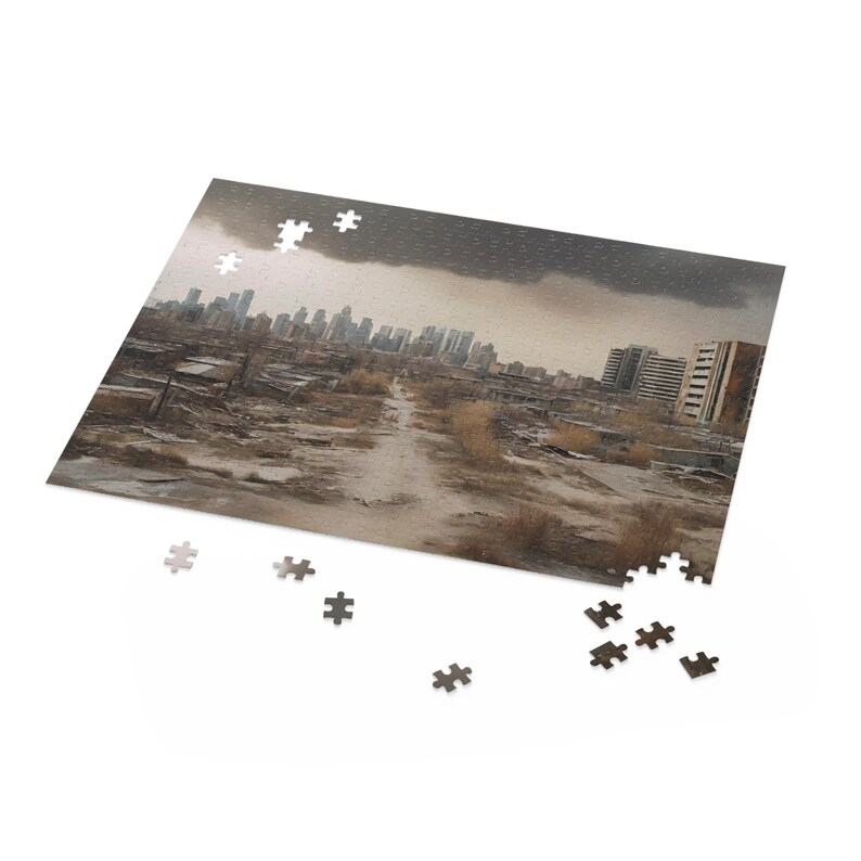 Apocalypse Puzzle 500 Pieces, Wasteland Puzzle Zombie Apocalypse Puzzle ...