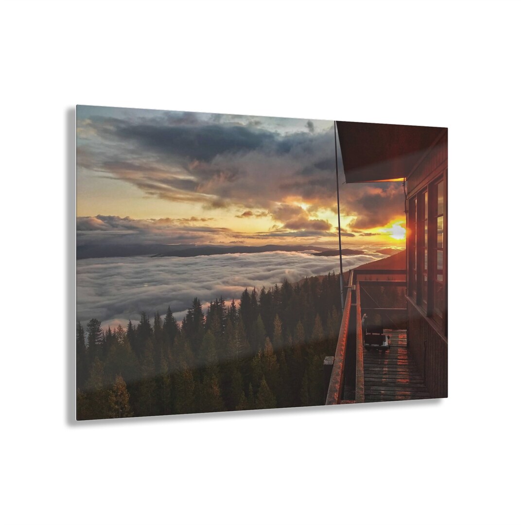 Sunrise Inversion From the Catwalk Acrylic Print - Etsy
