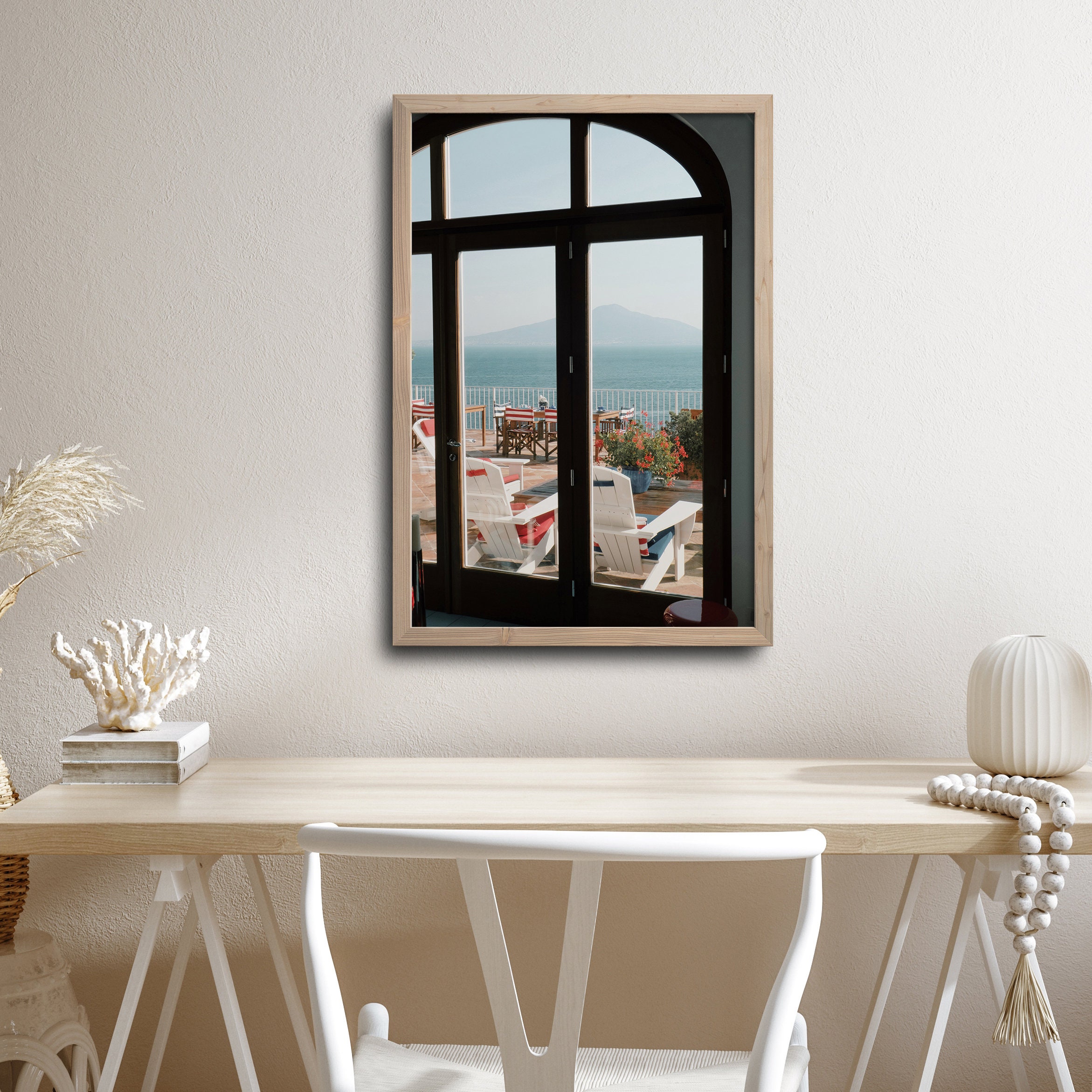 Italian Villa Wall Art, Views Above Amalfi Coast, Positano Scenery ...