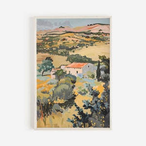 Mexico Desert Ranch Wall Art, Vintage Scenery Artwork, Sonora Mexico ...