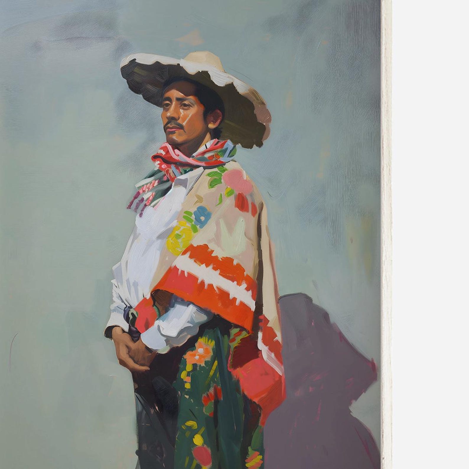Mexico Bull Fighter Print, Matador Artwork, Oil Painting Poster ...