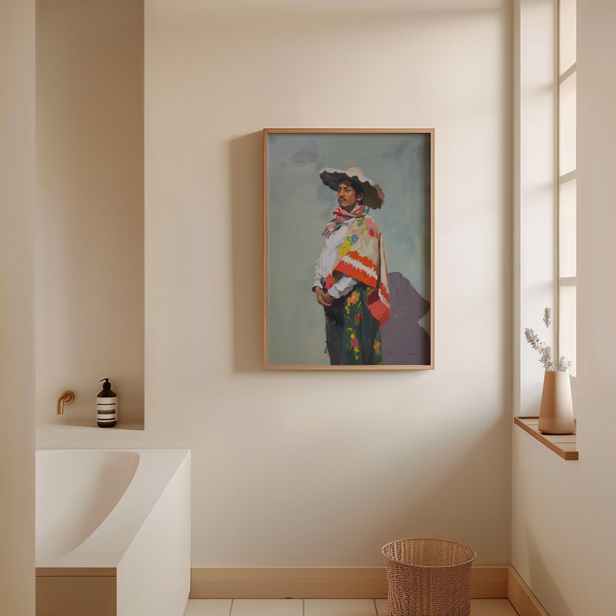 Mexico Bull Fighter Print, Matador Artwork, Oil Painting Poster ...