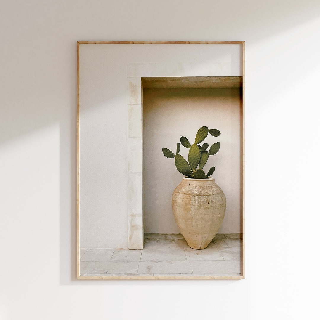 Puglia Print, Bastardoni Cactus Print, Boho Printable Art, Italy Wall ...