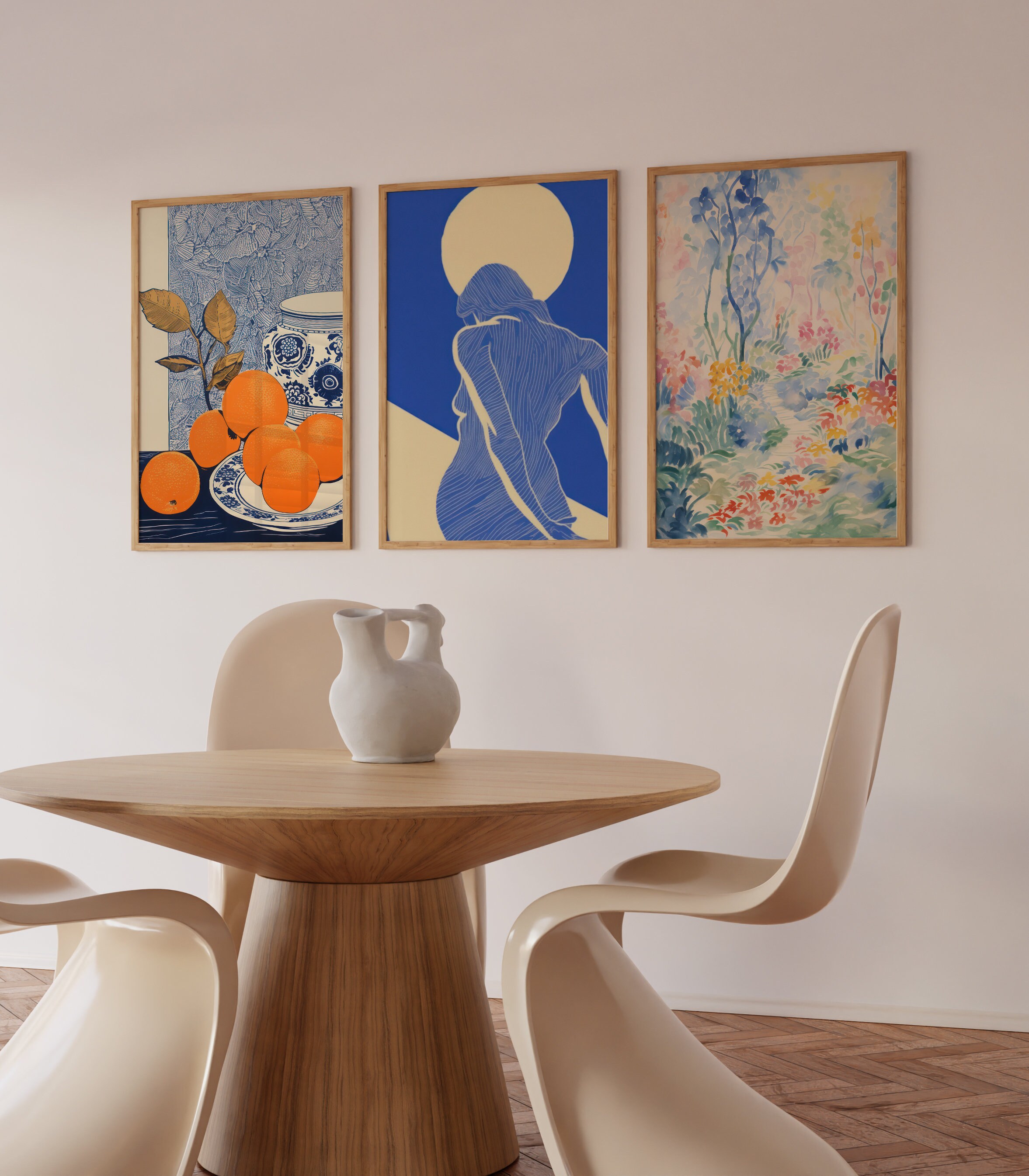 Eclectic Colors Print Set, Kitchen Decor, Still Life Painting ...