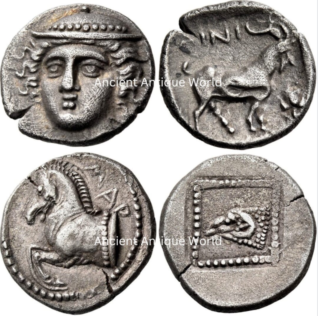 Ancient Greek Coins, 178 Authentic Ancient Greek Silver Coins, Excelent ...