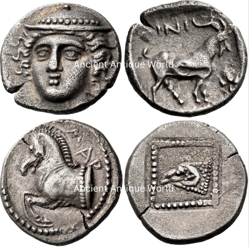 Ancient Greek Coins, 178 Authentic Ancient Greek Silver Coins, Excelent ...