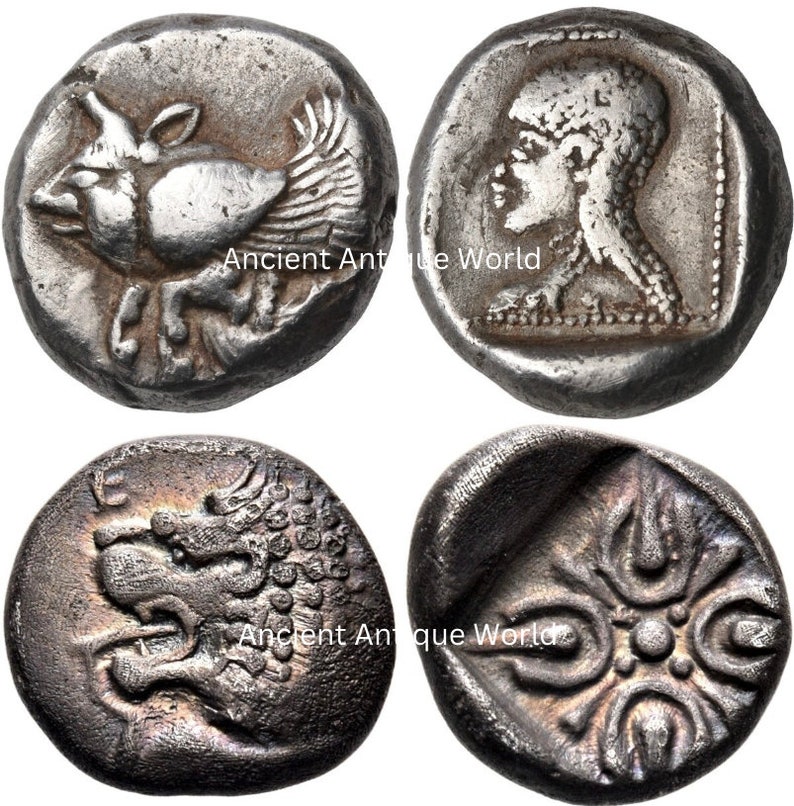 Ancient Greek Coins, 178 Authentic Ancient Greek Silver Coins, Excelent ...