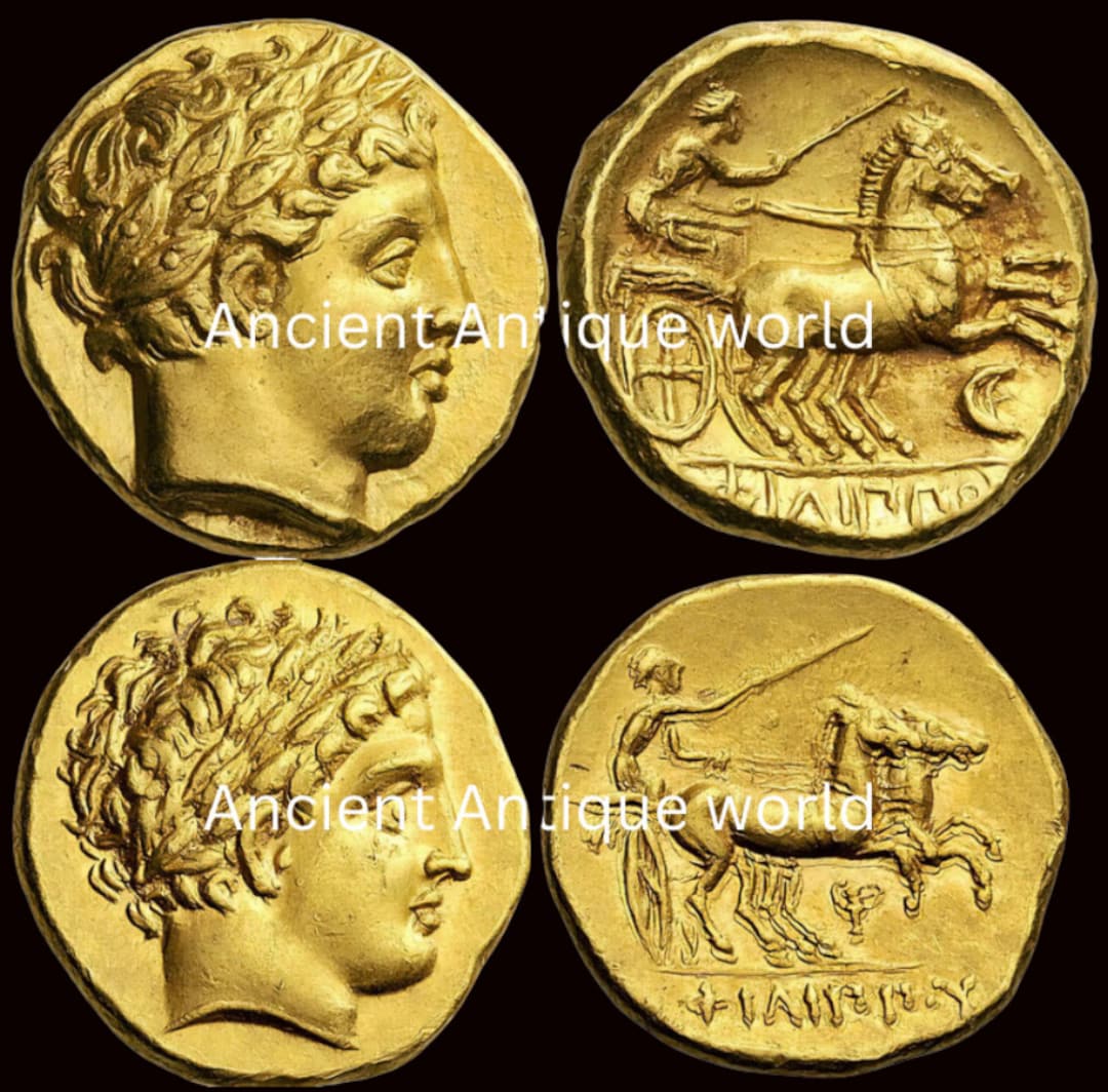 Ancient Greek Gold Coins, Authentic, Excelent Quality, Digital Product ...