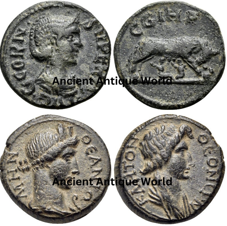 48 Ancient Roman Coin Images: PNG Collection (digital Product) - Etsy