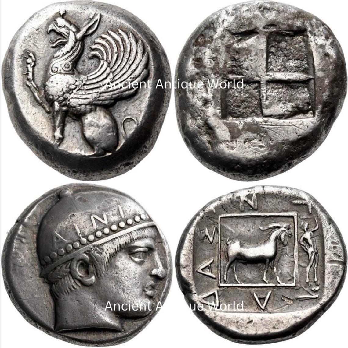 Ancient Greek Coins, 178 Authentic Ancient Greek Silver Coins, Excelent ...