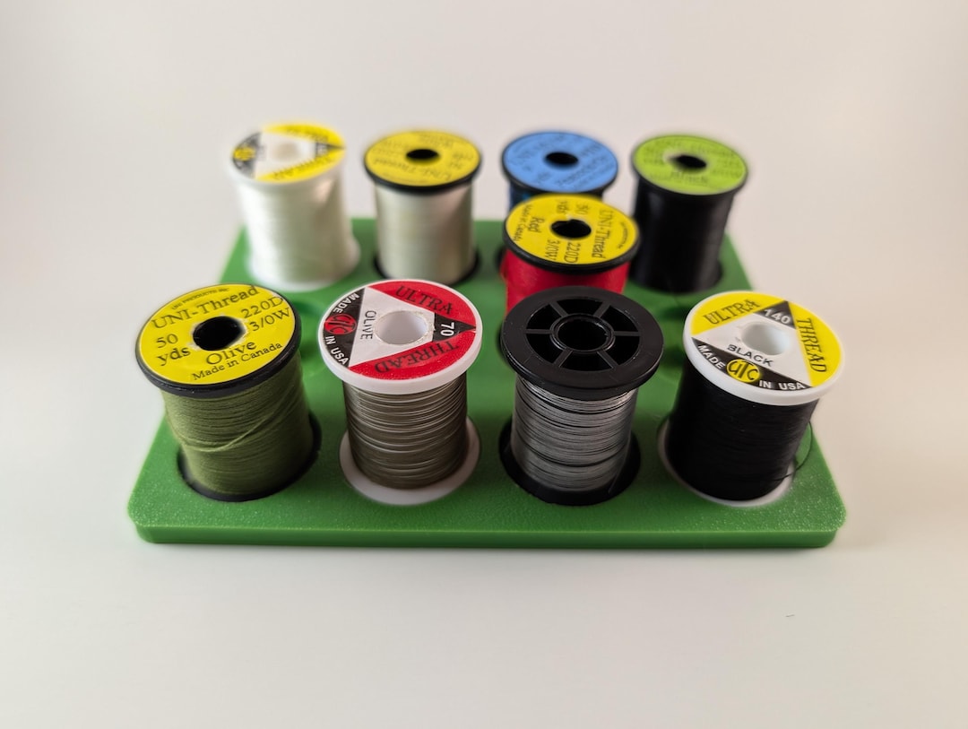 Fly Tying Thread, Tinsel and Lead Wire Holder - Fly Tying Organization - Etsy