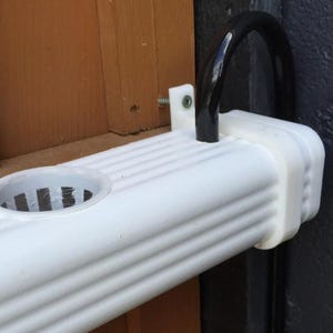 Hydroponic Downspout Mounting Brackets - Quick Release and Solid ...
