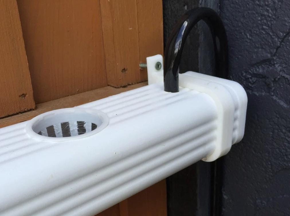 Hydroponic Downspout Mounting Brackets - Quick Release and Solid Options (two Pack) - Etsy