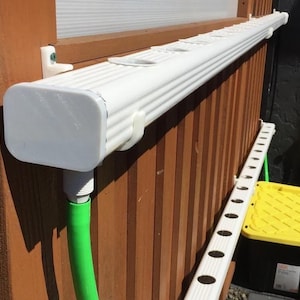 Hydroponic Downspout Mounting Brackets - Quick Release and Solid ...