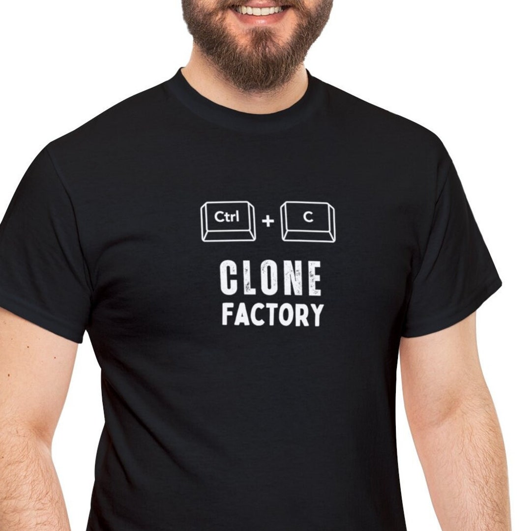 Funny Programmer Shirt Ctrlc Clone Factory Funny Coder Shirt ...