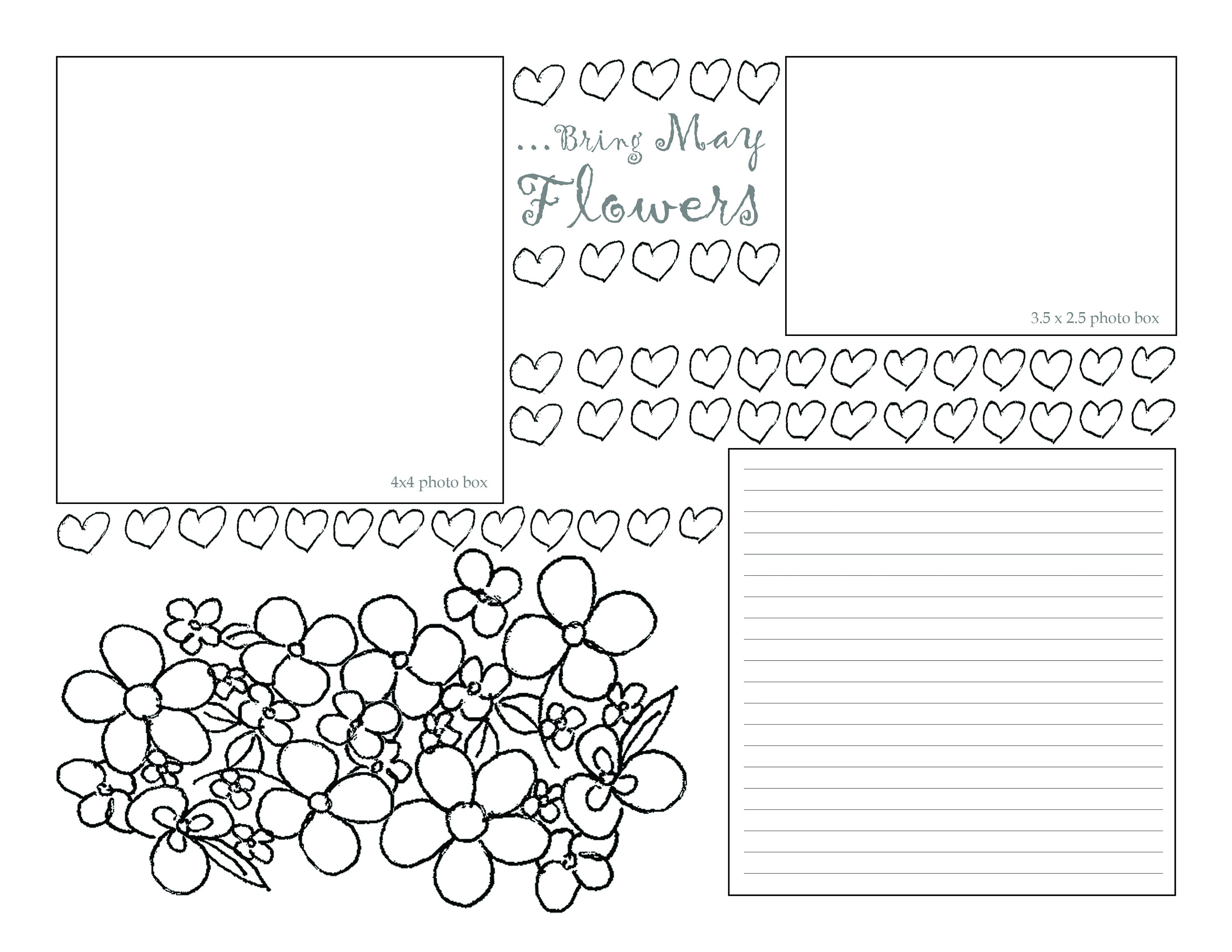 Scrapbook Calendar, Coloring Calendar, Coloring Book Calendar, Calendar ...