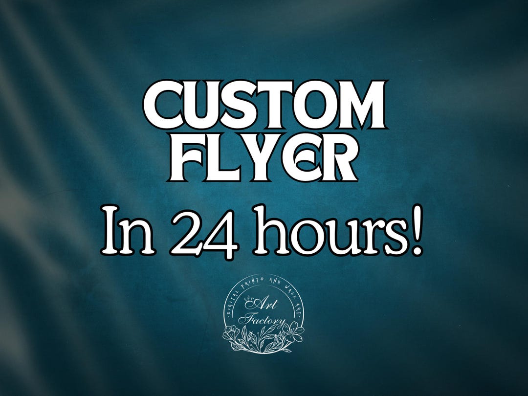 Custom Flyer. Personalized Flyer Design. Event Flyer. Customizable ...