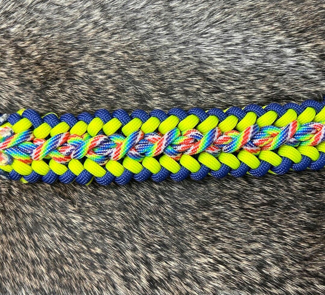 X Marks the Spot Pattern Paracord Collar Dog Collar Made to Order ...
