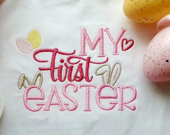 Happy Easter Embroidery Design, Easter Machine Embroidery File, Easter ...