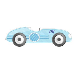 Vintage Race Car Embroidery Pattern, Classic Sport Car Machine ...