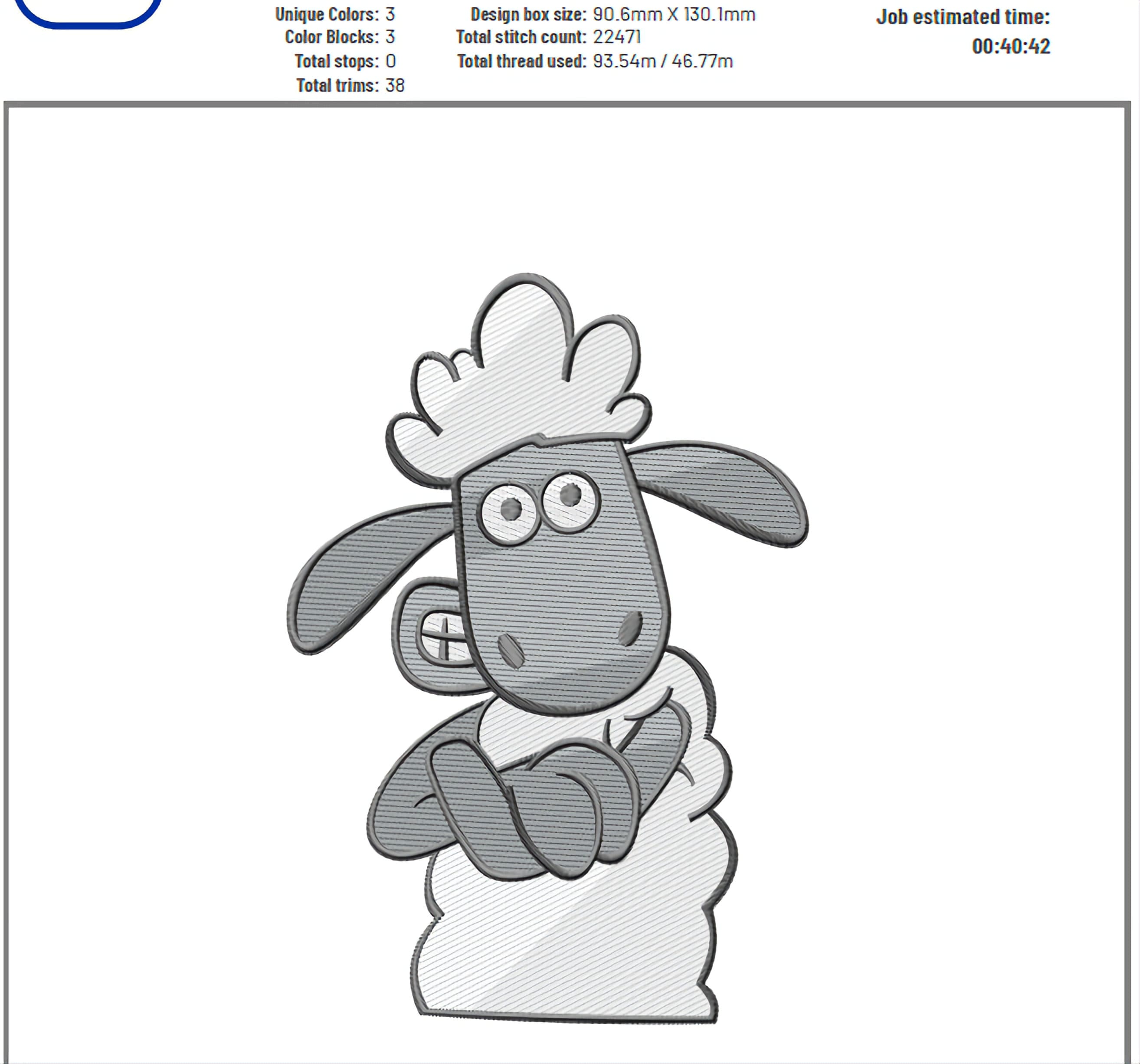 Sheep Machine Embroidery Design, Lamb Embroidery, Instant Download 5 ...