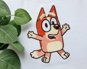 Cartoon Blue Dog Style Machine Embroidery Font Design, Instant Download ...