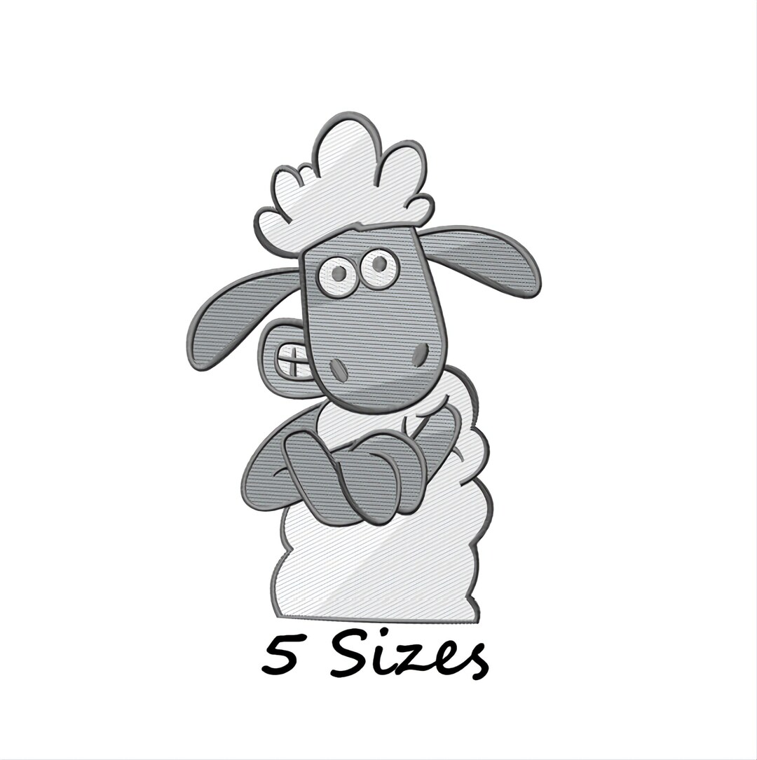 Sheep Machine Embroidery Design, Lamb Embroidery, Instant Download - 5 ...