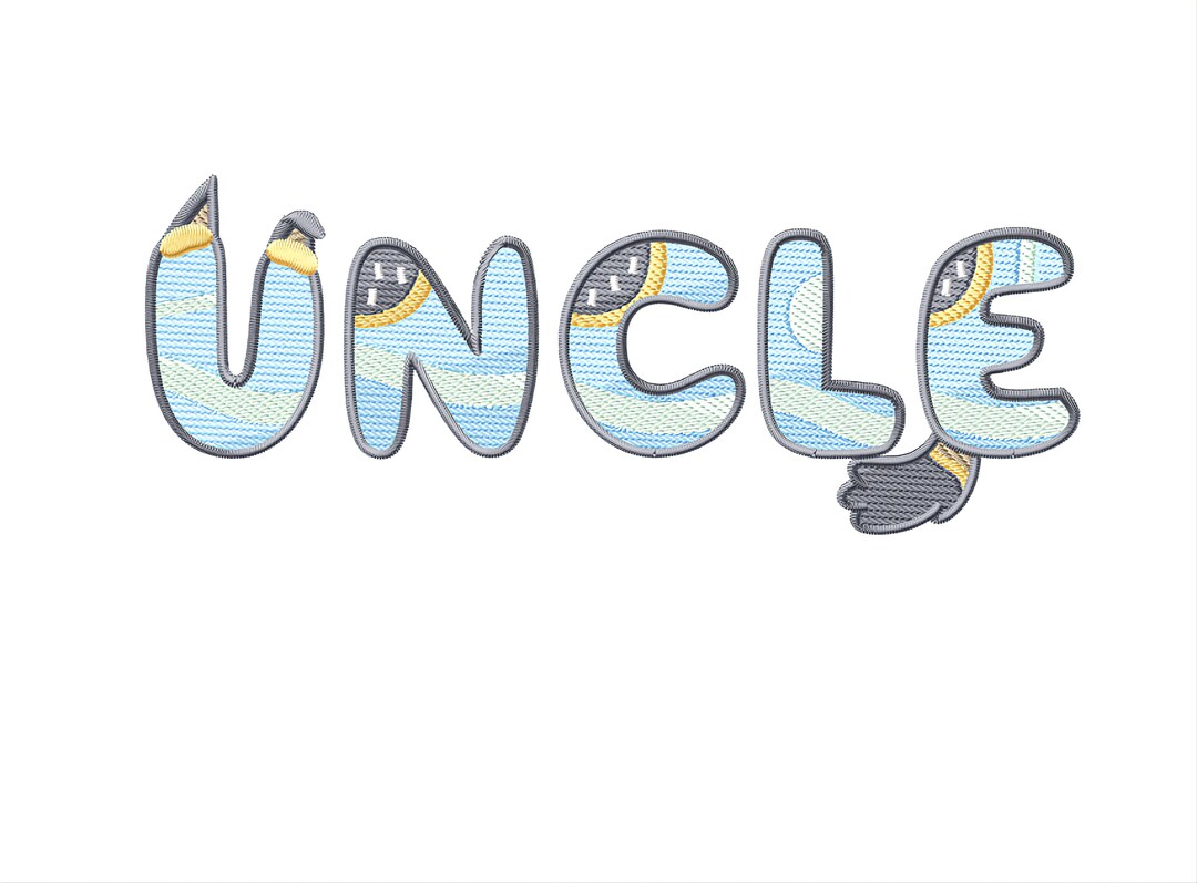 Cartoon Uncle Blue Dog Machine Embroidery Design, Instant Download 3 ...