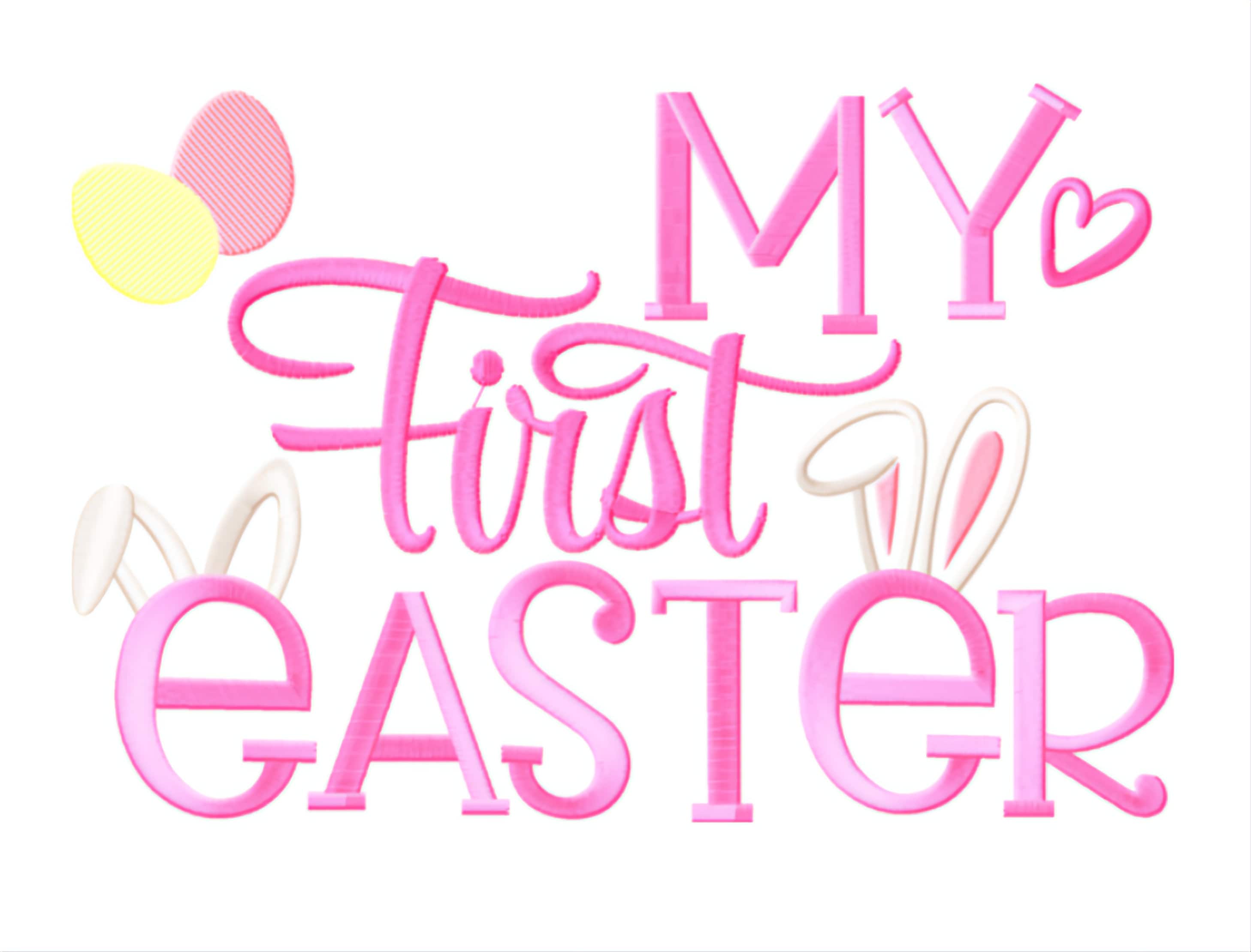 My First Easter Embroidery Design, My 1st Easter Embroidery Design ...