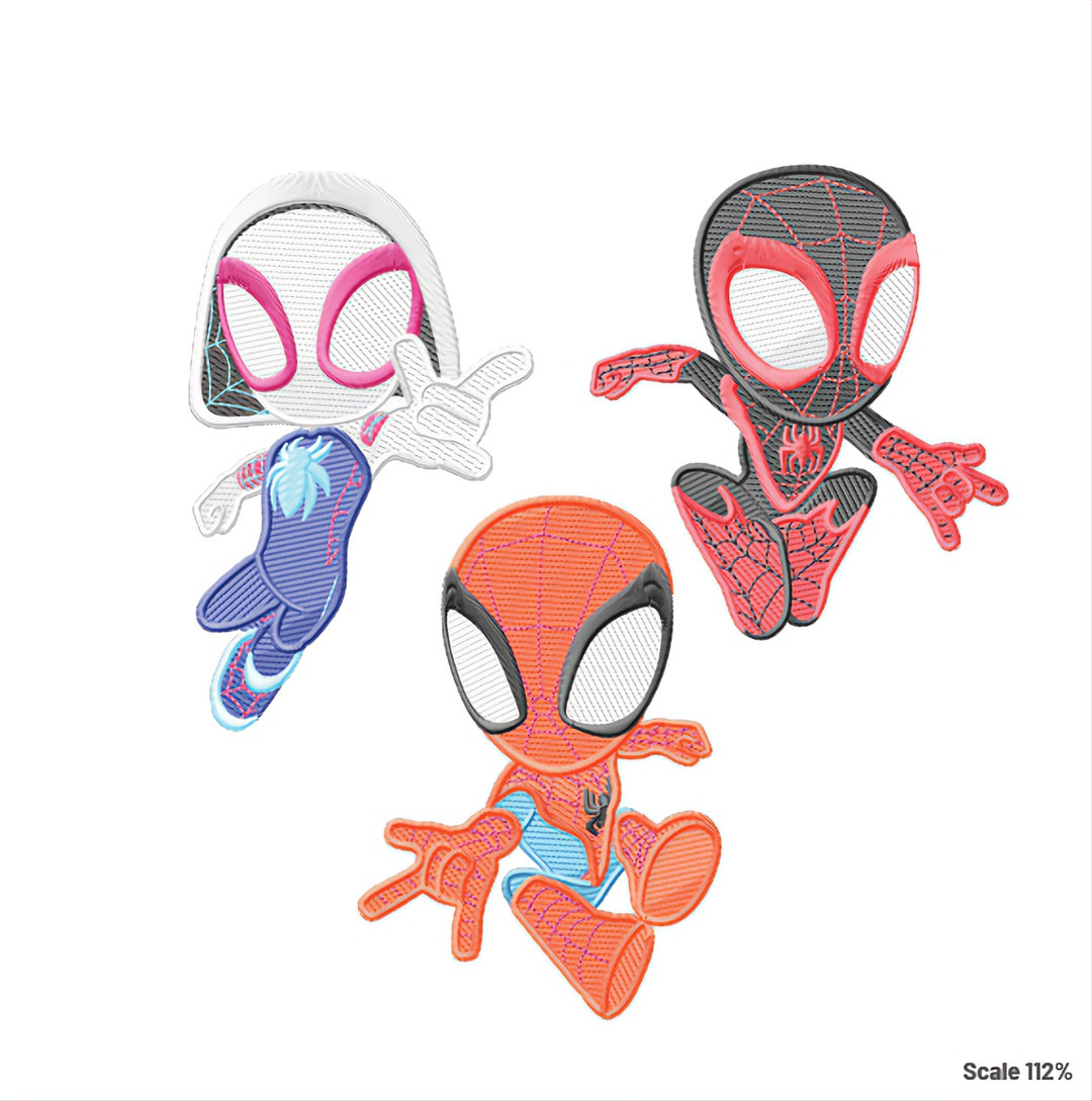 Little Spider Friends Embroidery Design Bundle, Spider Machine ...