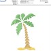 Palm Tree Embroidery Design, Beach Machine Embroidery Design, Instant ...