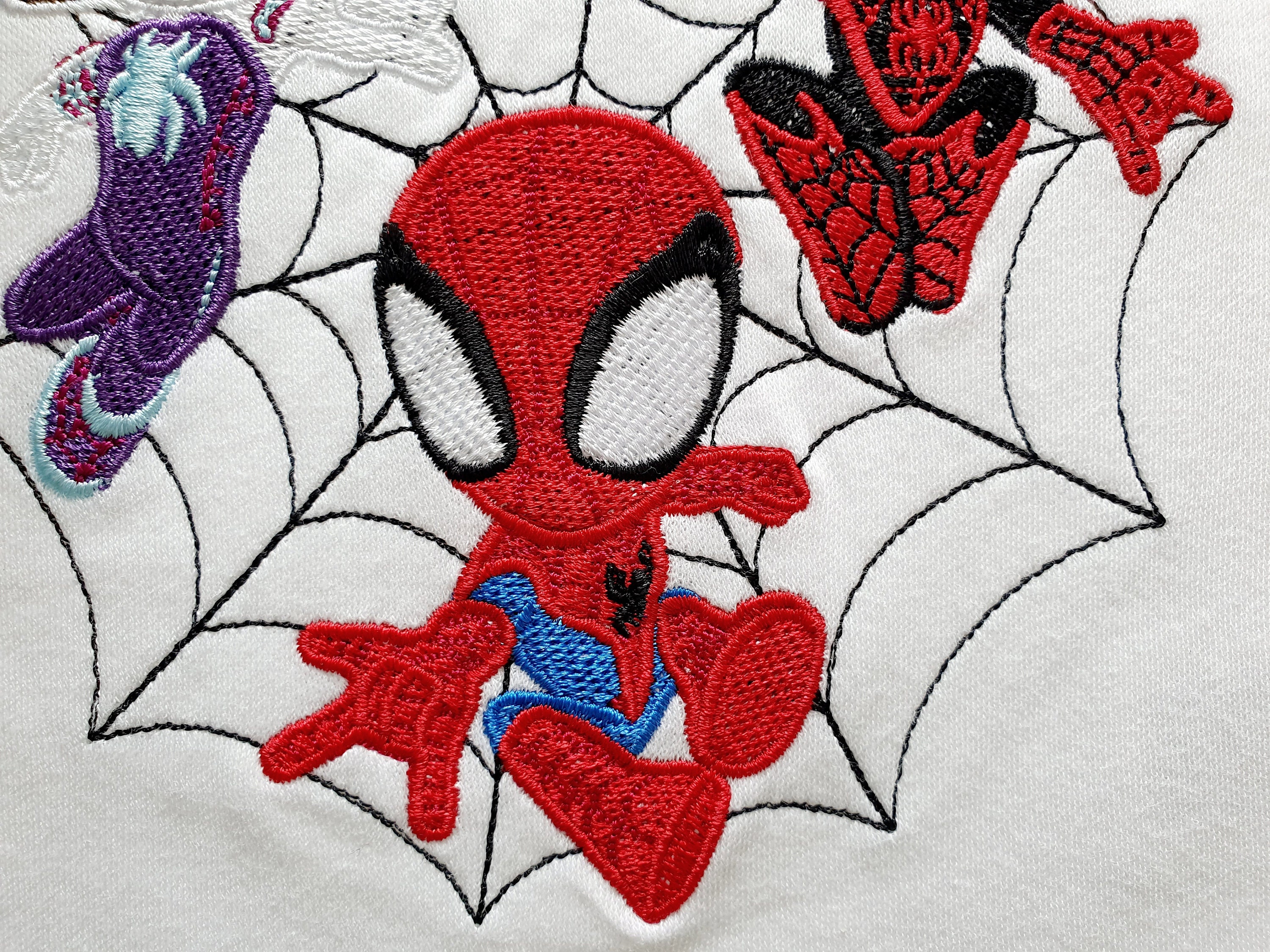 Little Spider Boy Embroidery Design, Spider Machine Embroidery Files ...