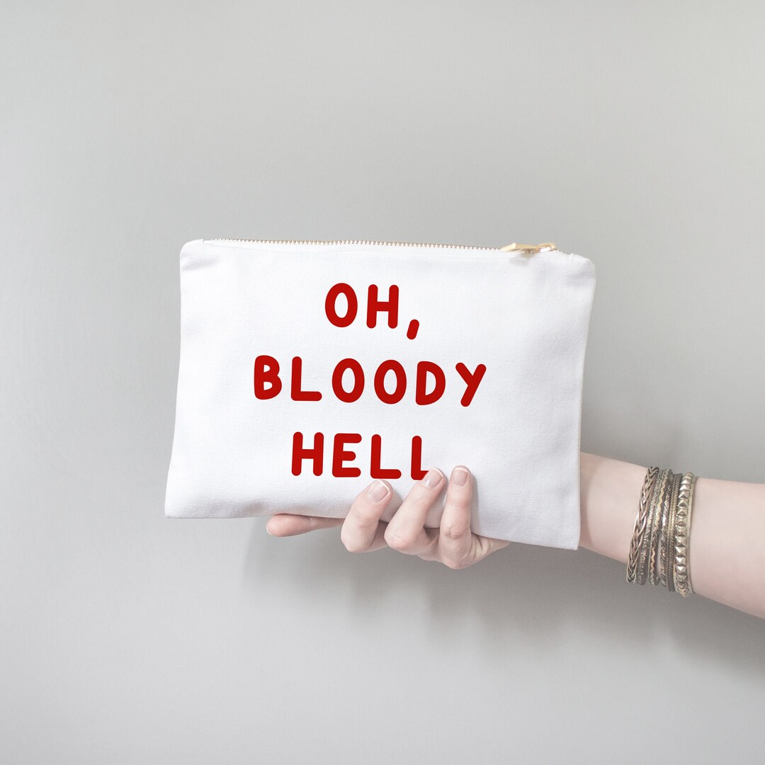 Oh Bloody Hell Zippered Pouch - Etsy