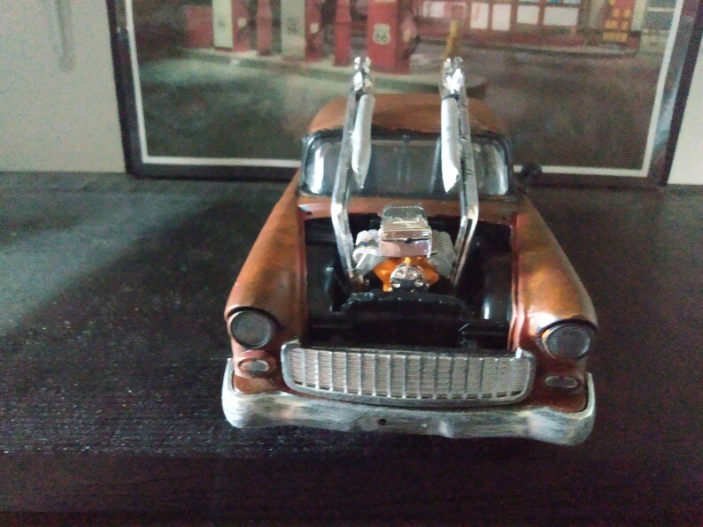 1/24 Scale 55 Chevy Rat Rod Diecast - Etsy