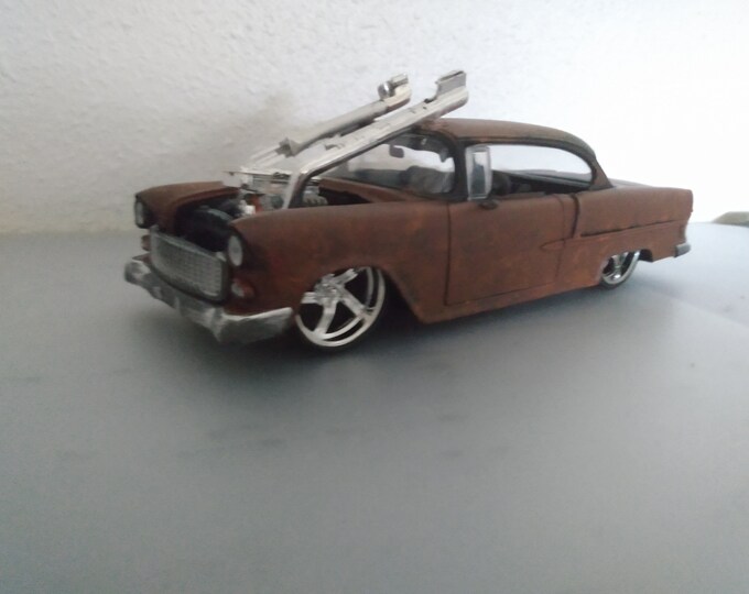 1/24 Scale 55 Chevy Rat Rod Diecast - Etsy